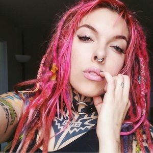 Accessories | Human Hair Latch Hook Rose Pink Dreadlocks For Sale ...